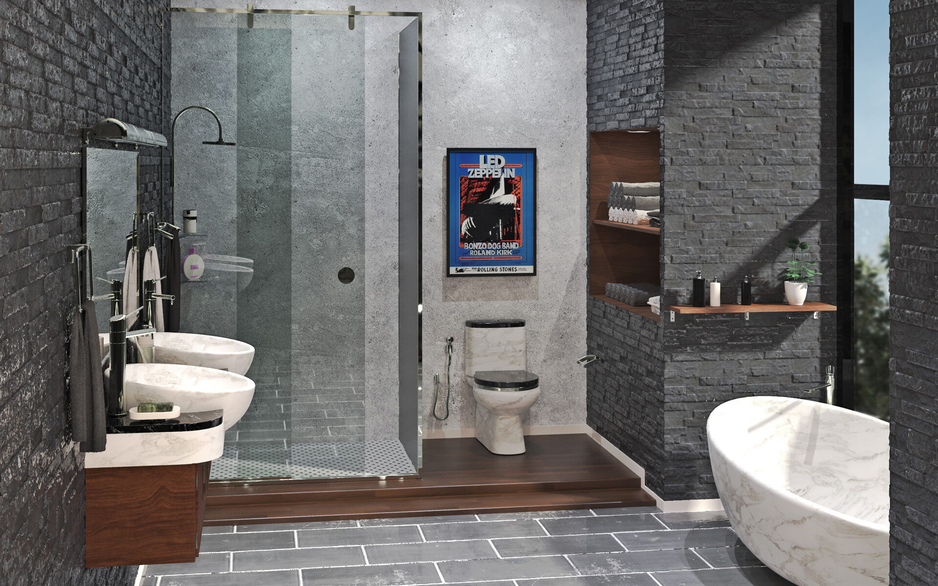 ArtStation - Luxury Restroom.