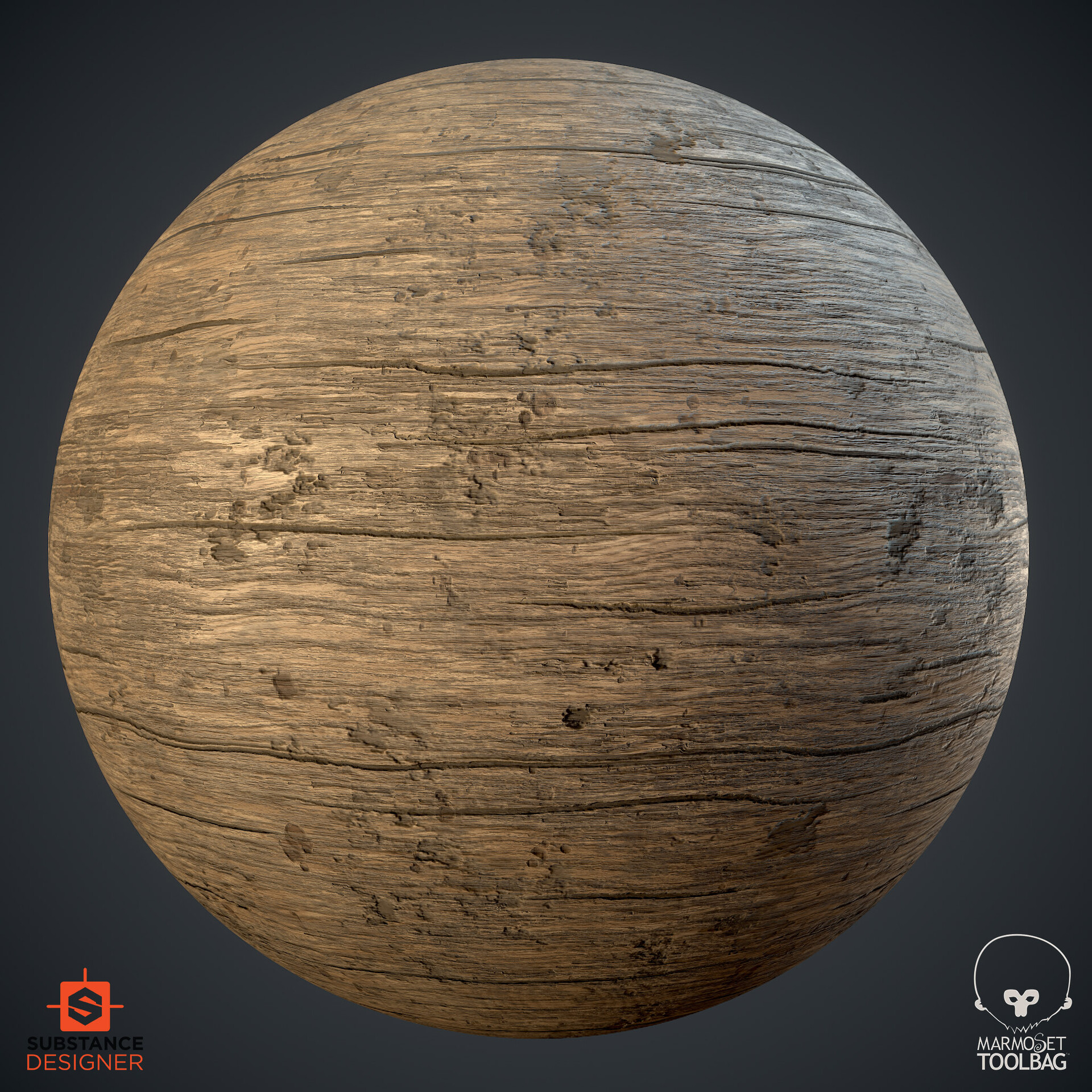 ArtStation - Old wood material
