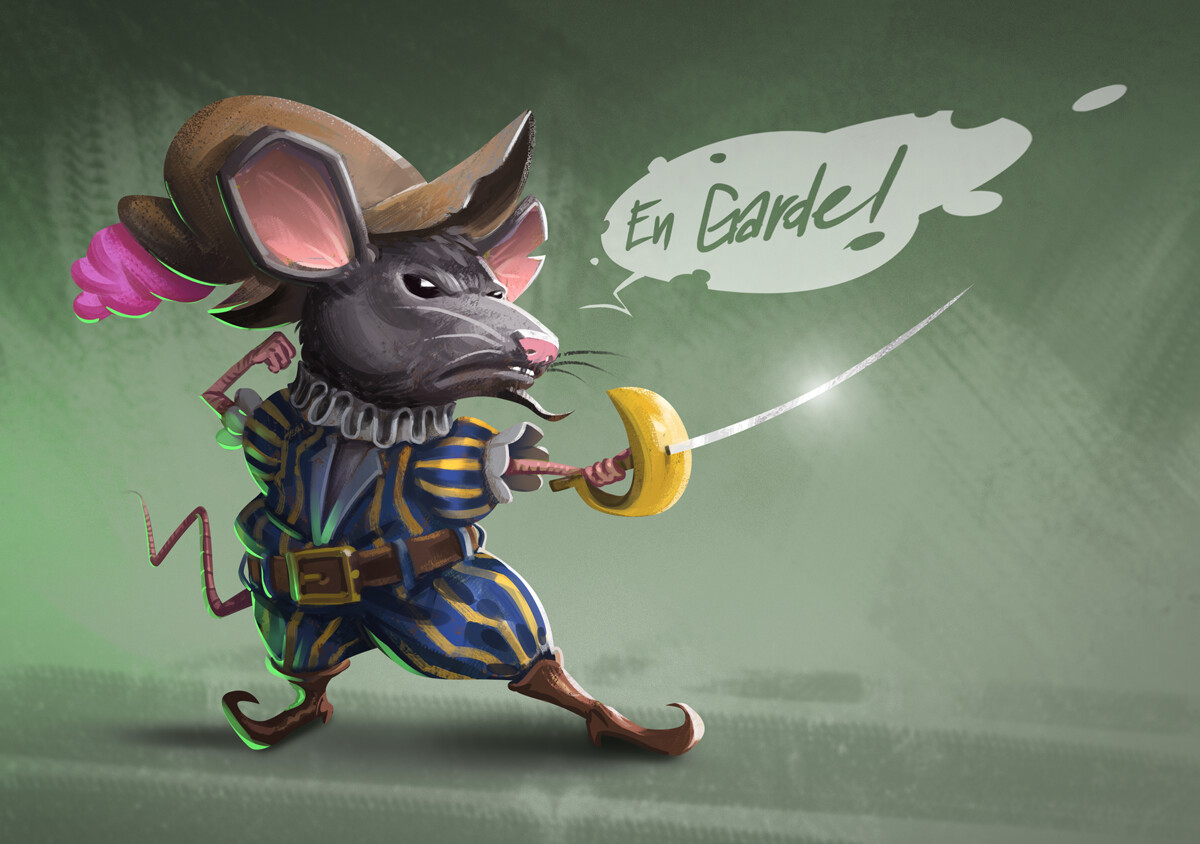 ArtStation - Mouse warrior