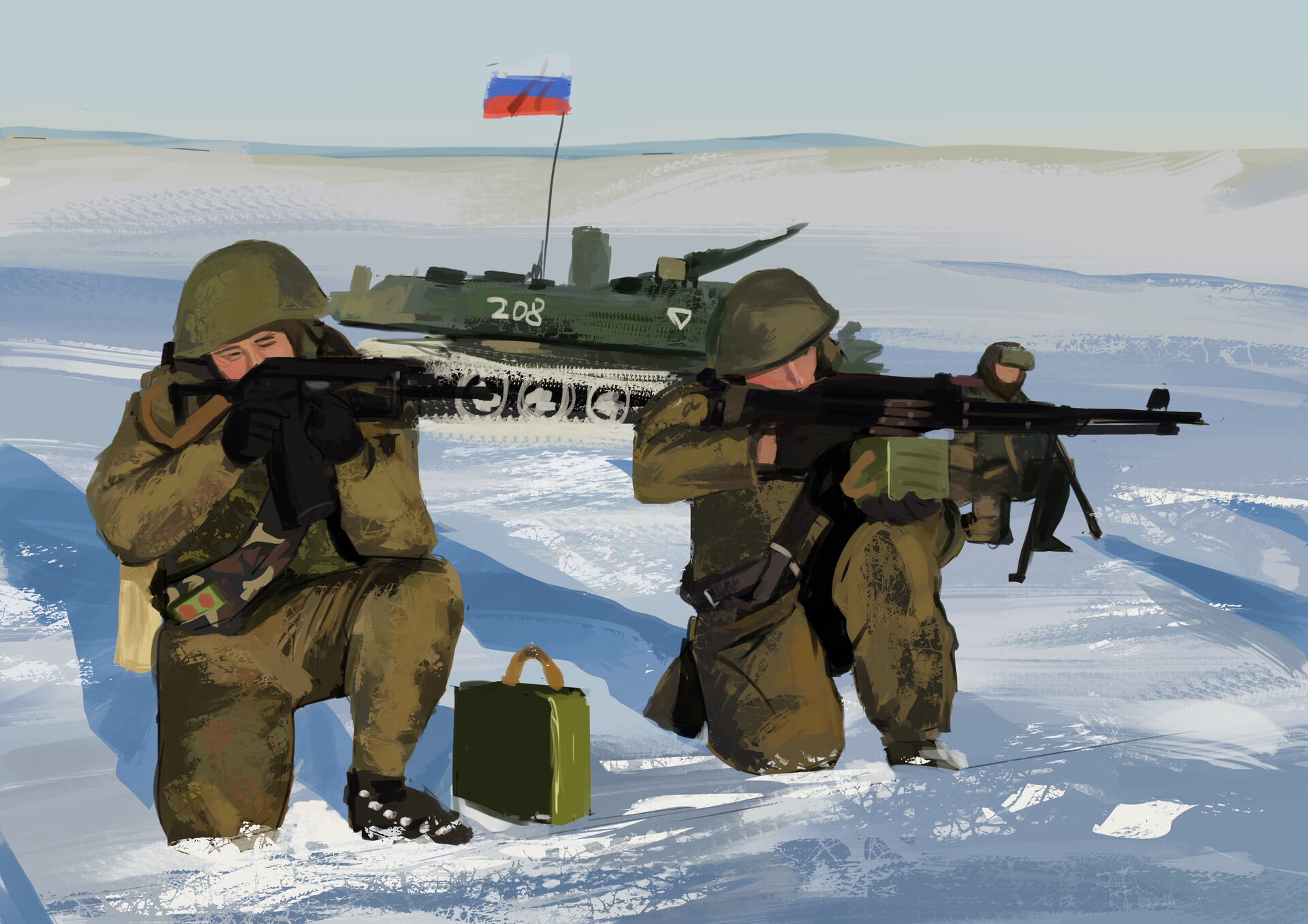 ArtStation - Practice in Snow