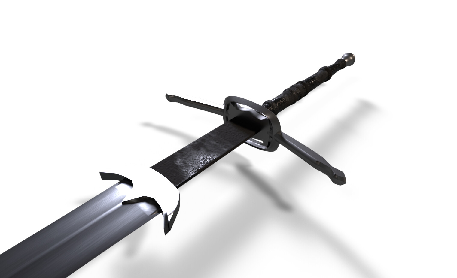 ArtStation - Medieval Greatsword Model