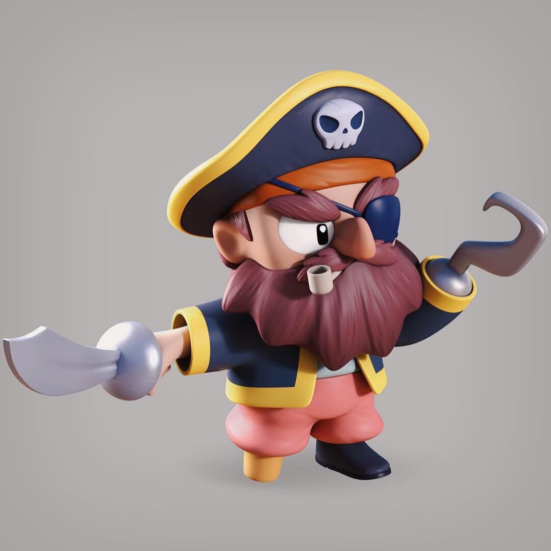 ArtStation - Little pirate dude
