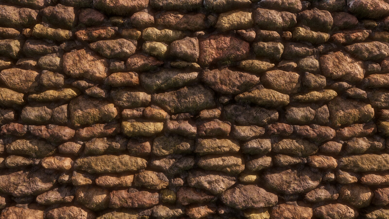 Cyril KESSIN - Medieval Stones Wall material