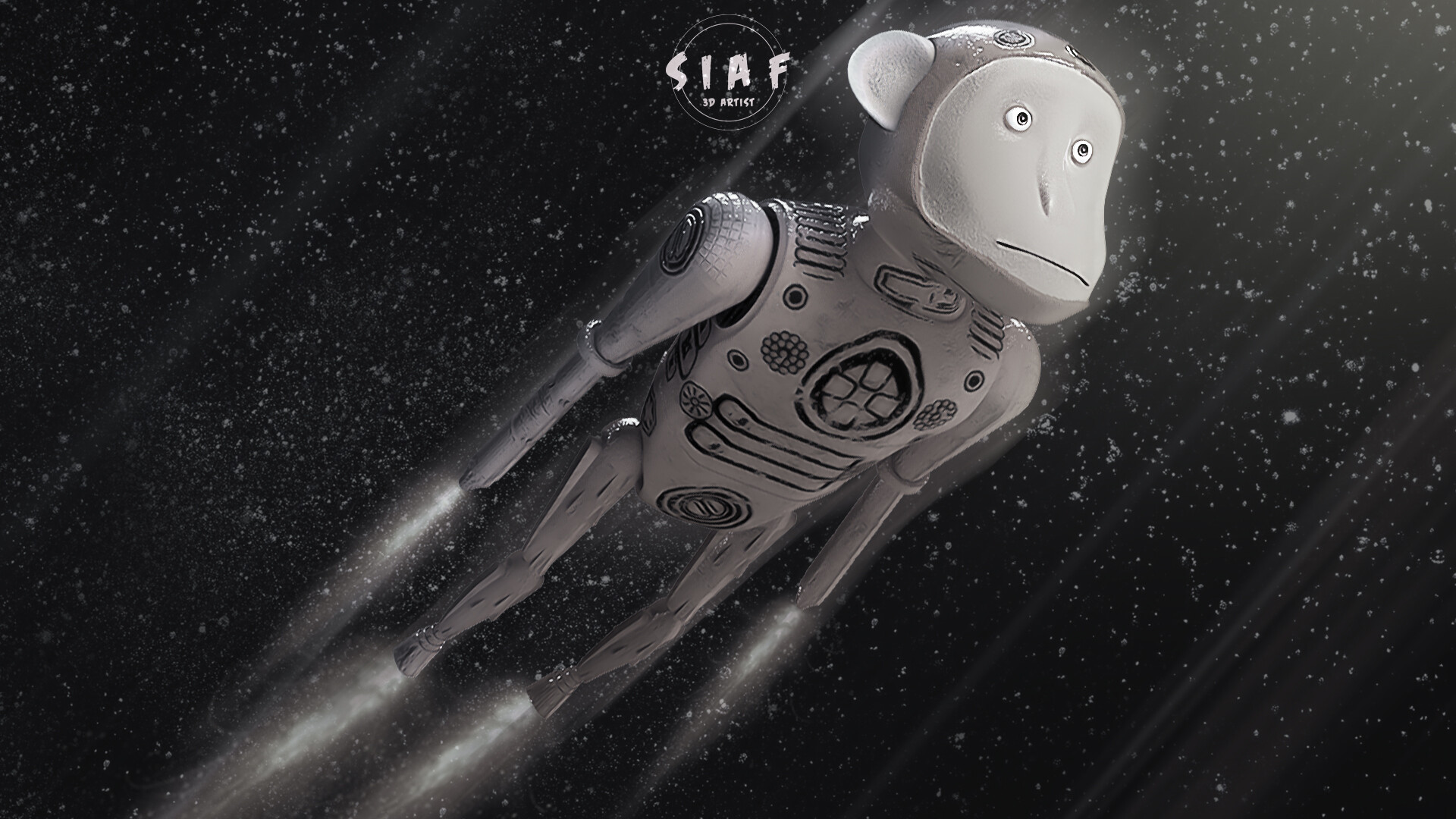 ArtStation - the space monkey