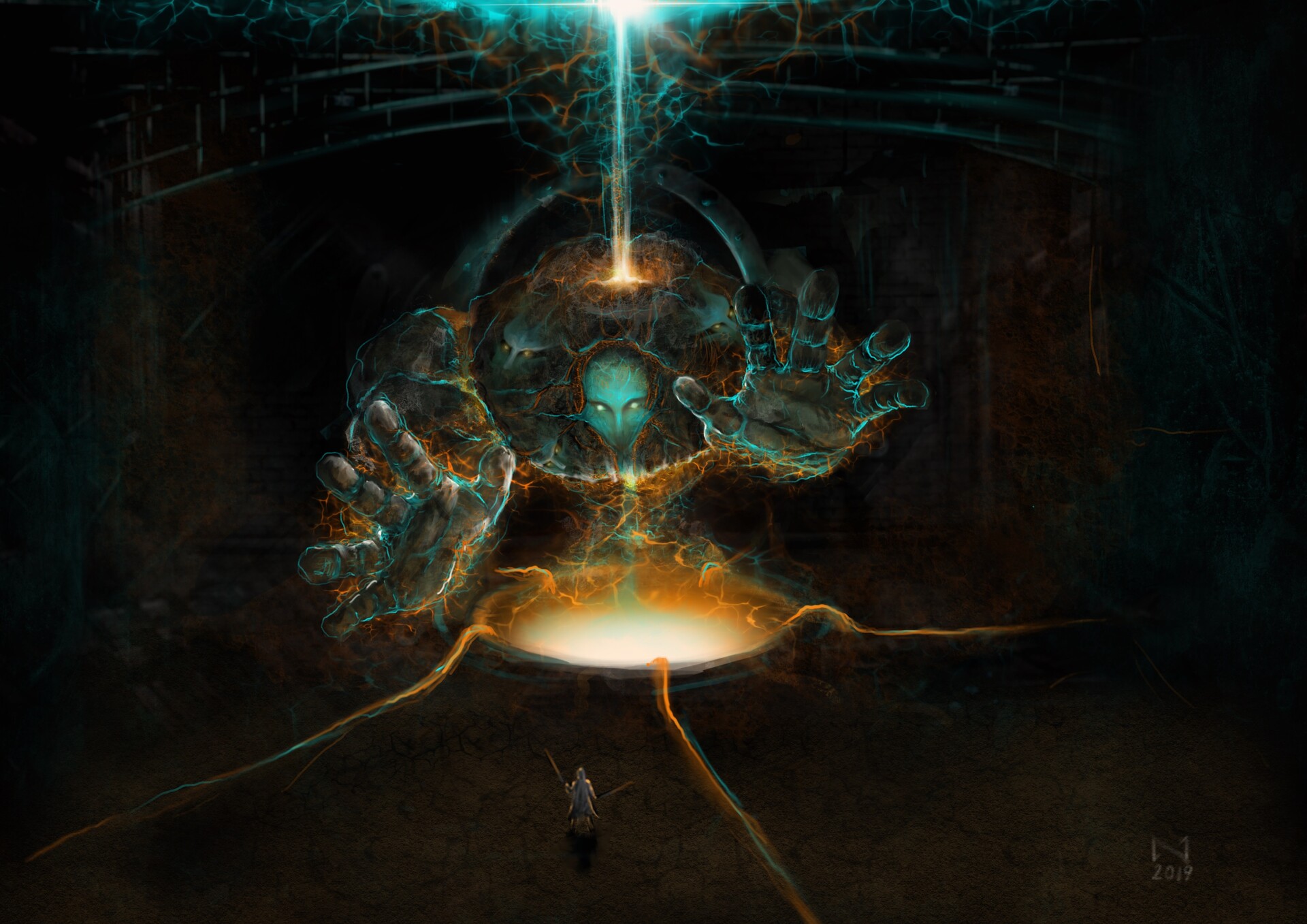 ArtStation - Boss fight - golem