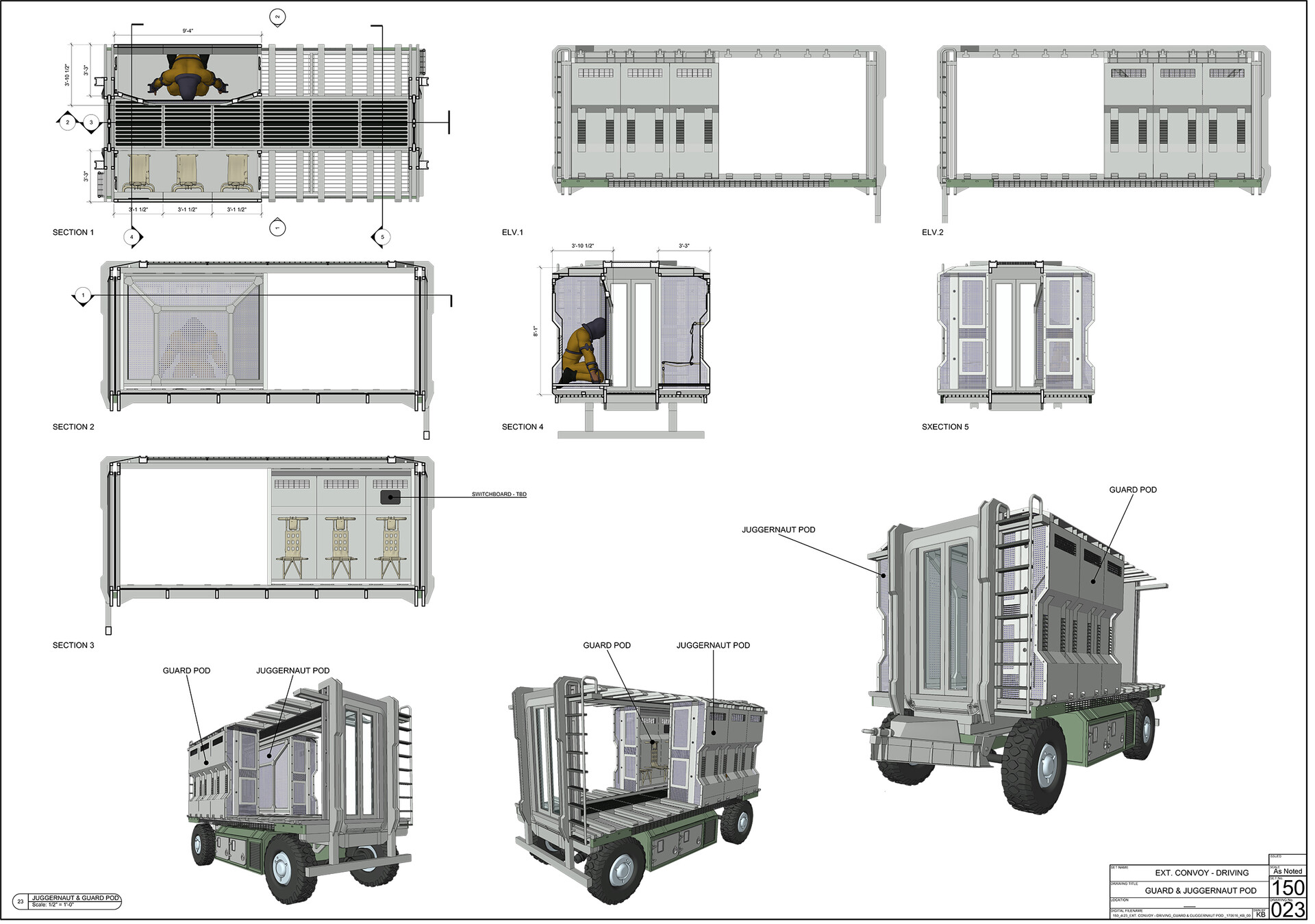 Kris Bergthorson - Set Design - Deadpool 2 crashed convoy