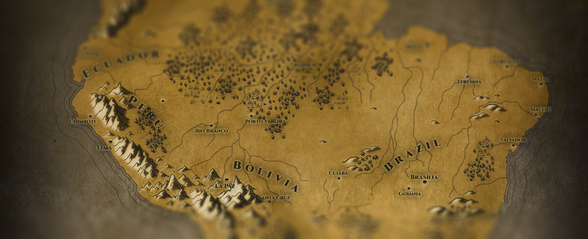 Igor Ayroldes - South America Medieval Map