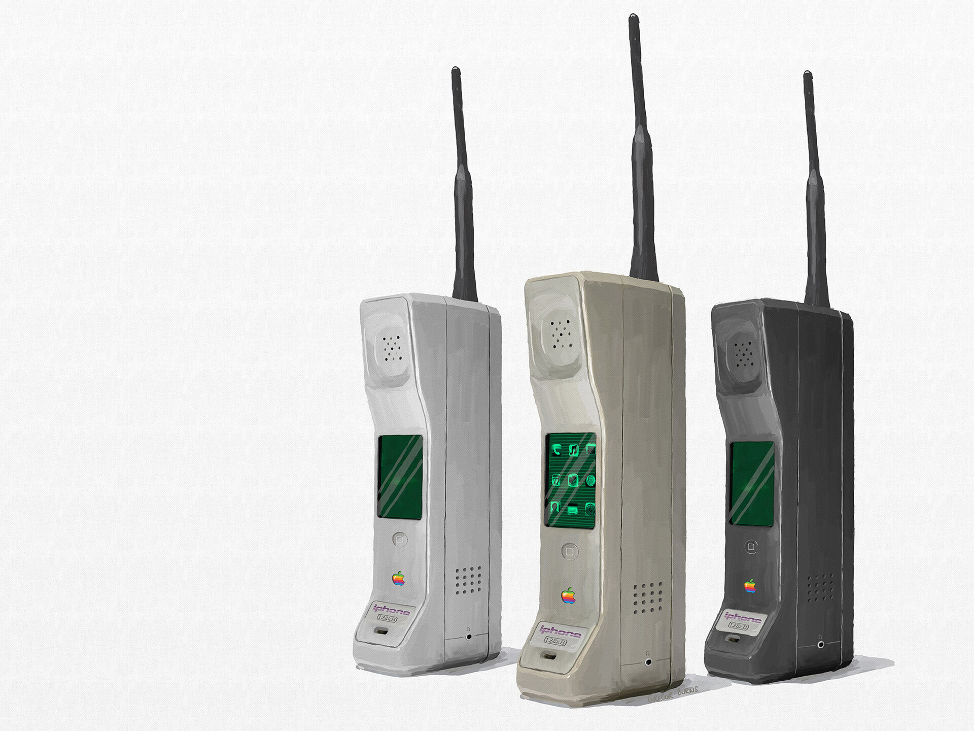 ArtStation - 1987 iphone