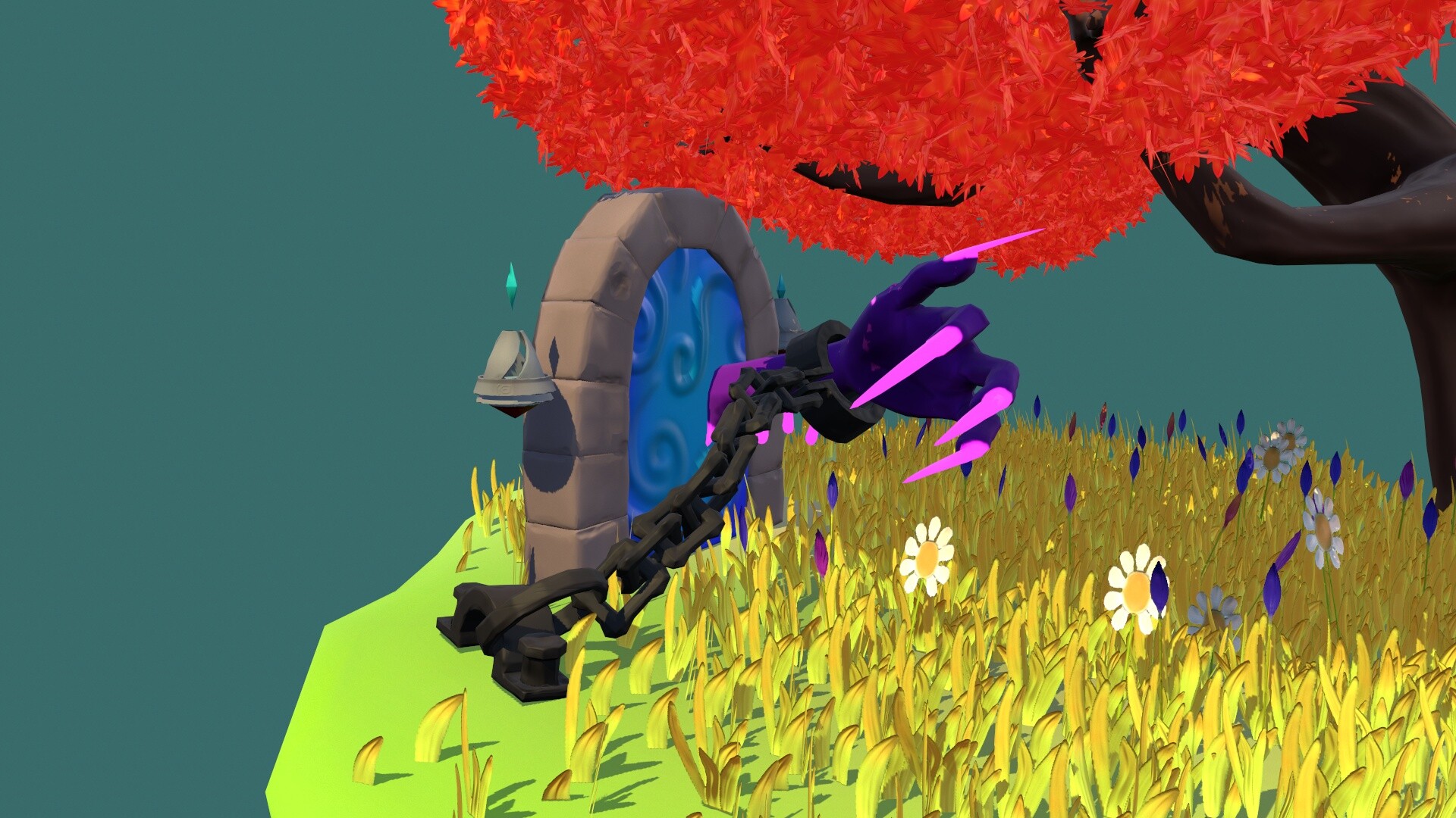 ArtStation - Chained Monster