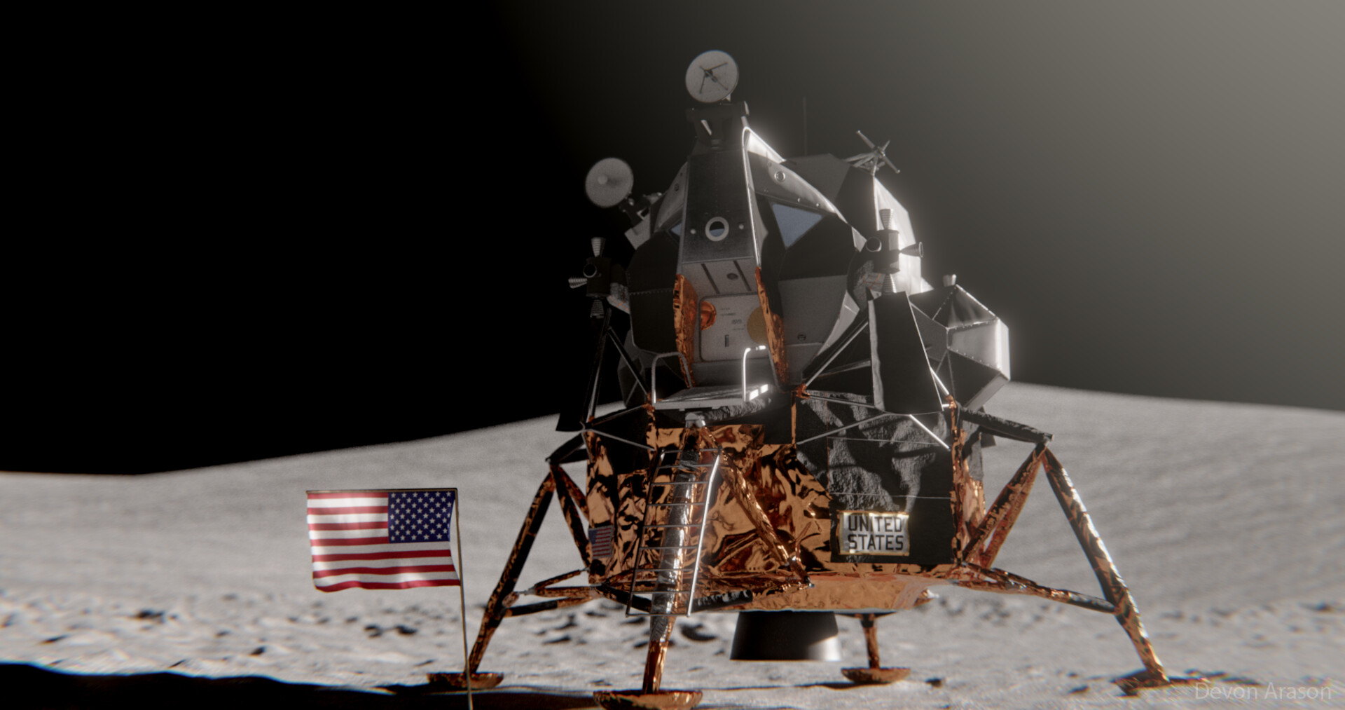 ArtStation - Apollo Lunar Module