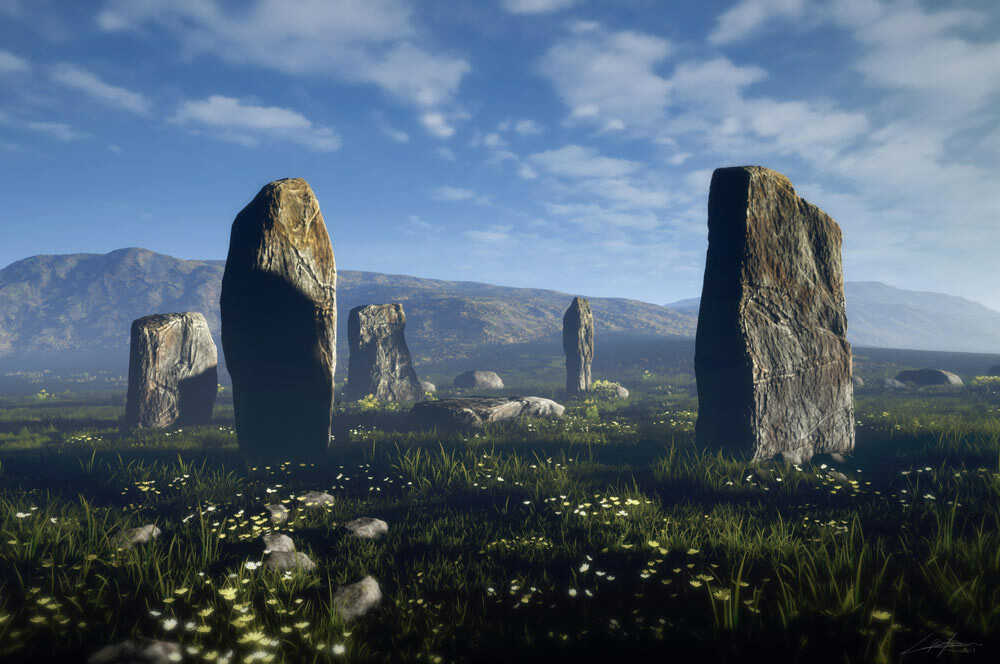 ArtStation - Stones of Scotland