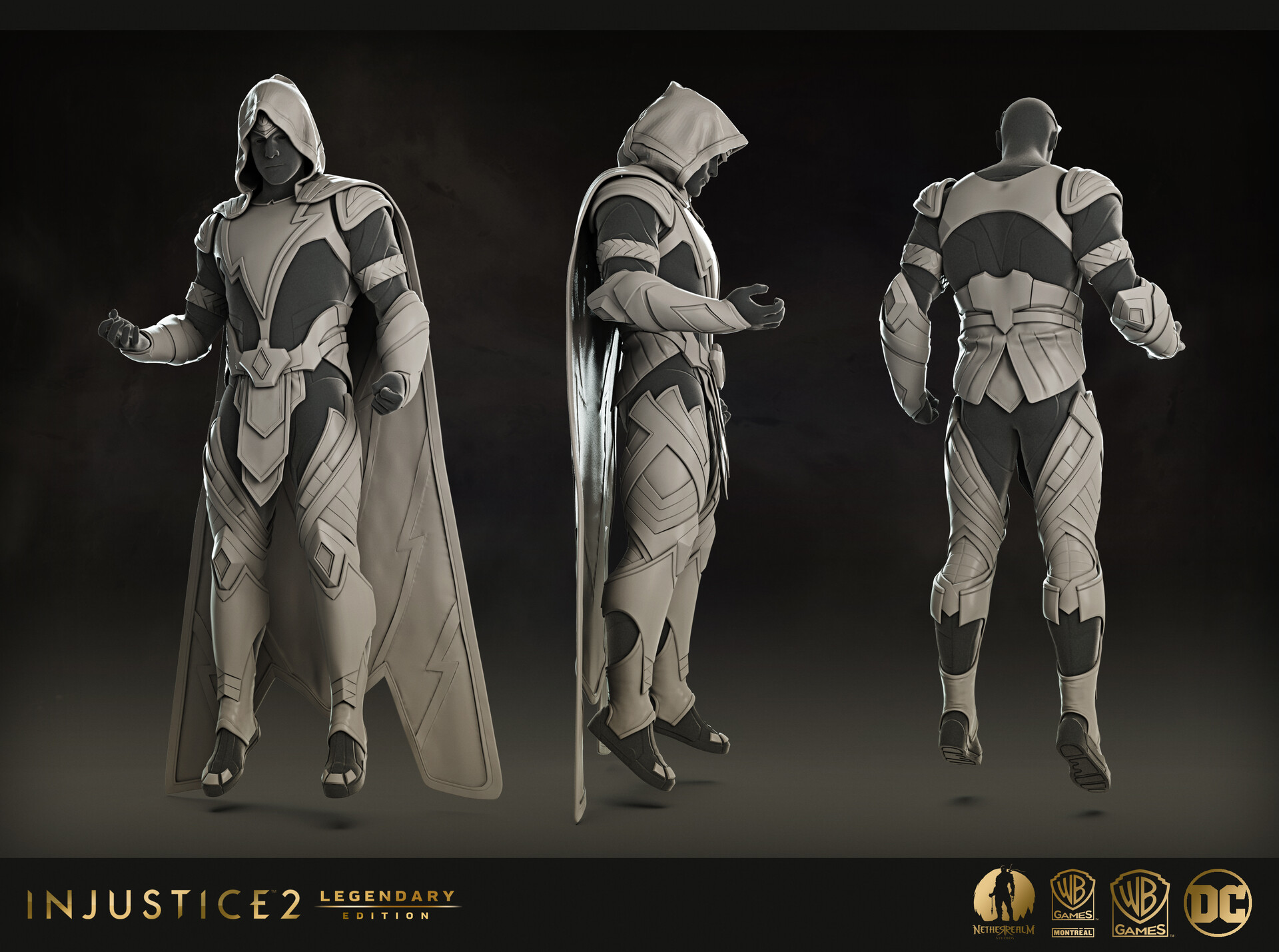 Ludovic Pinard - Black Adam Epic Gears; Injustice 2 Legendary Edition.