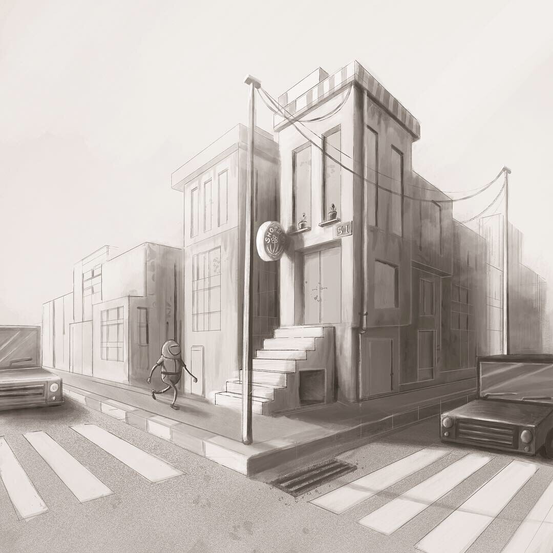 ArtStation - Street illustration concept