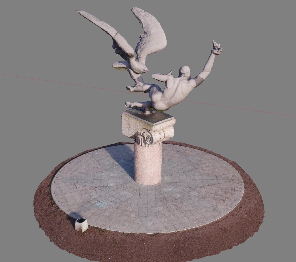 ArtStation - Prometheus memorial 3D Scanned