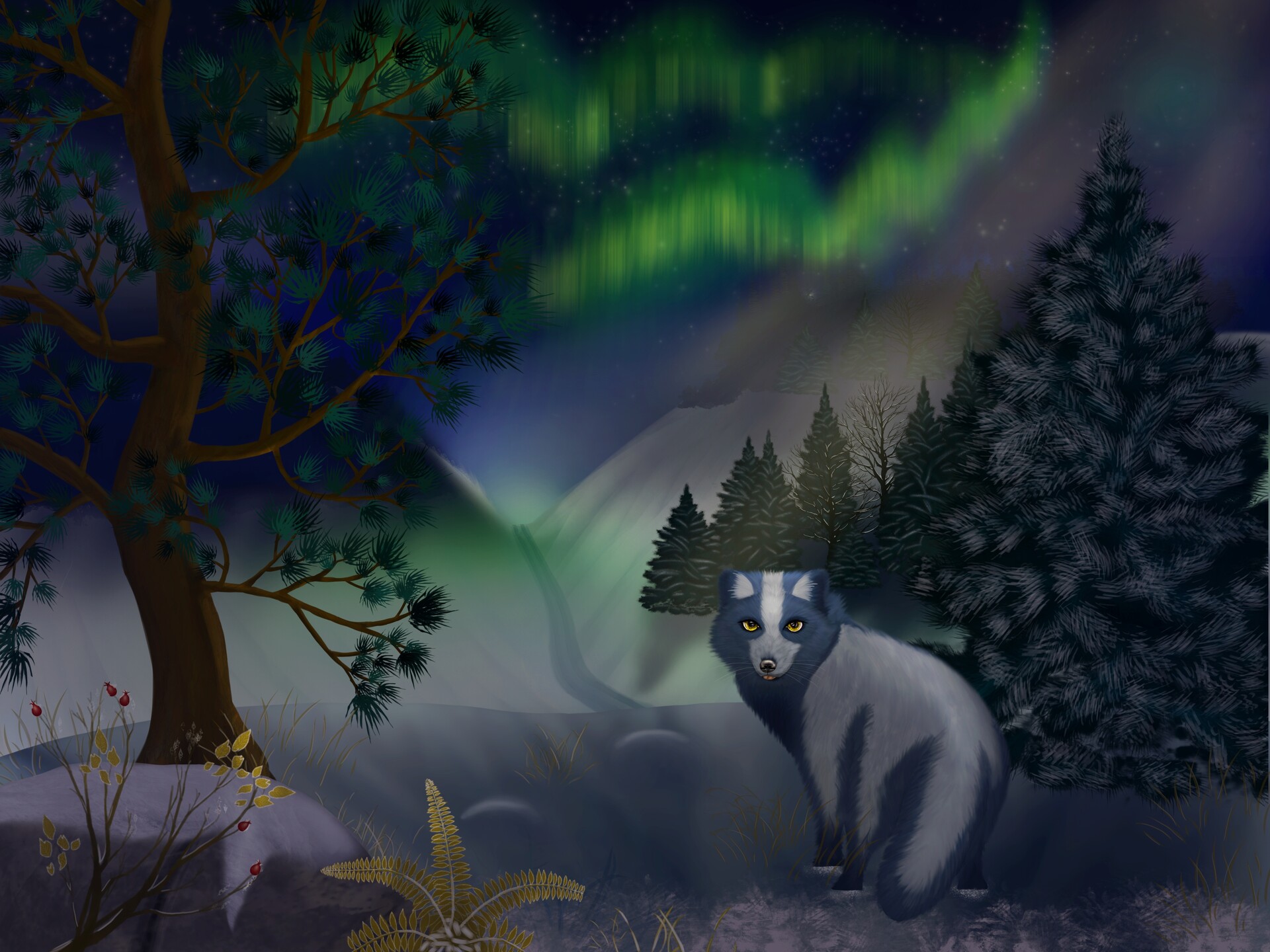 ArtStation - Arctic Fox