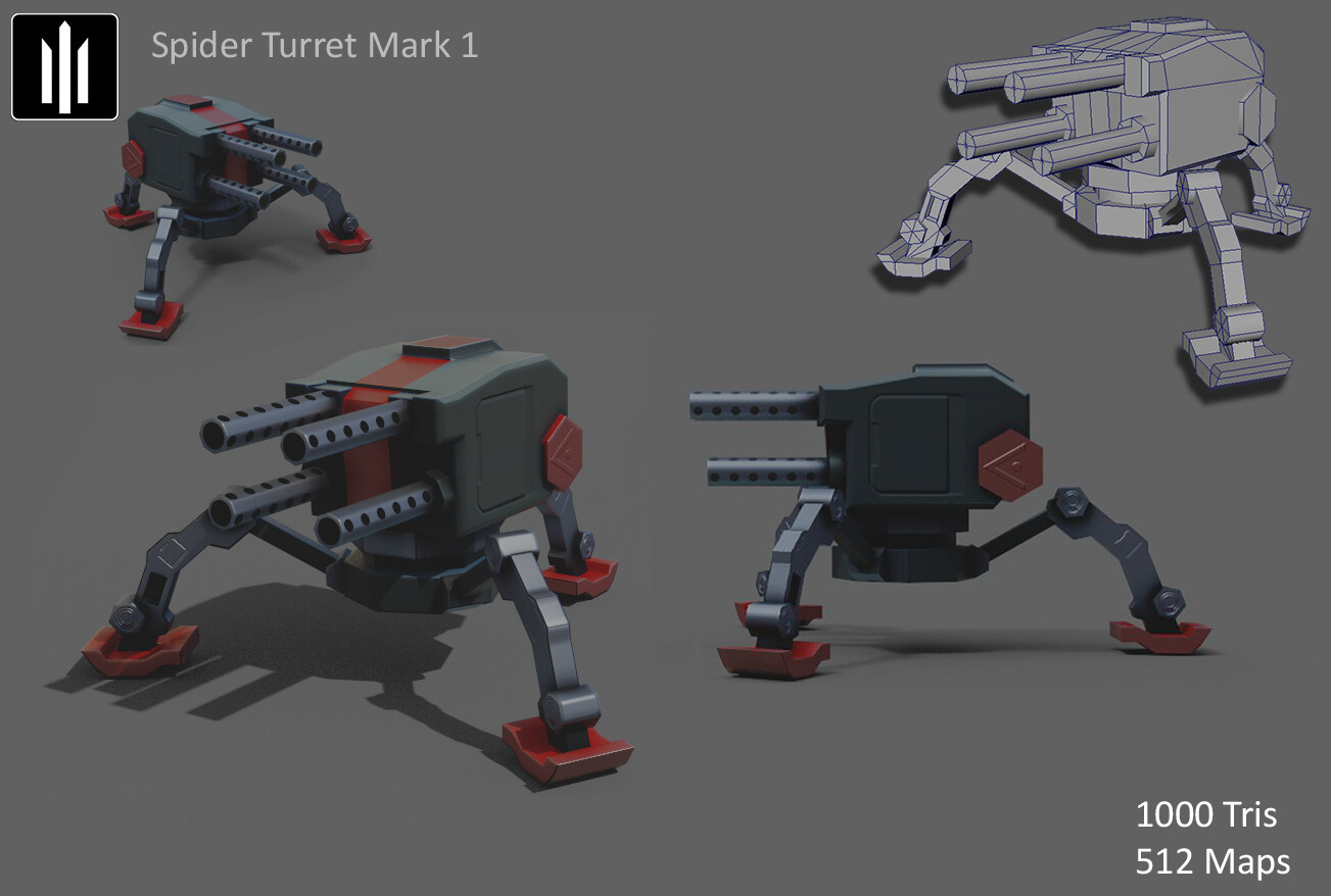 Joel Fällbom - Spider Turret Mark 1