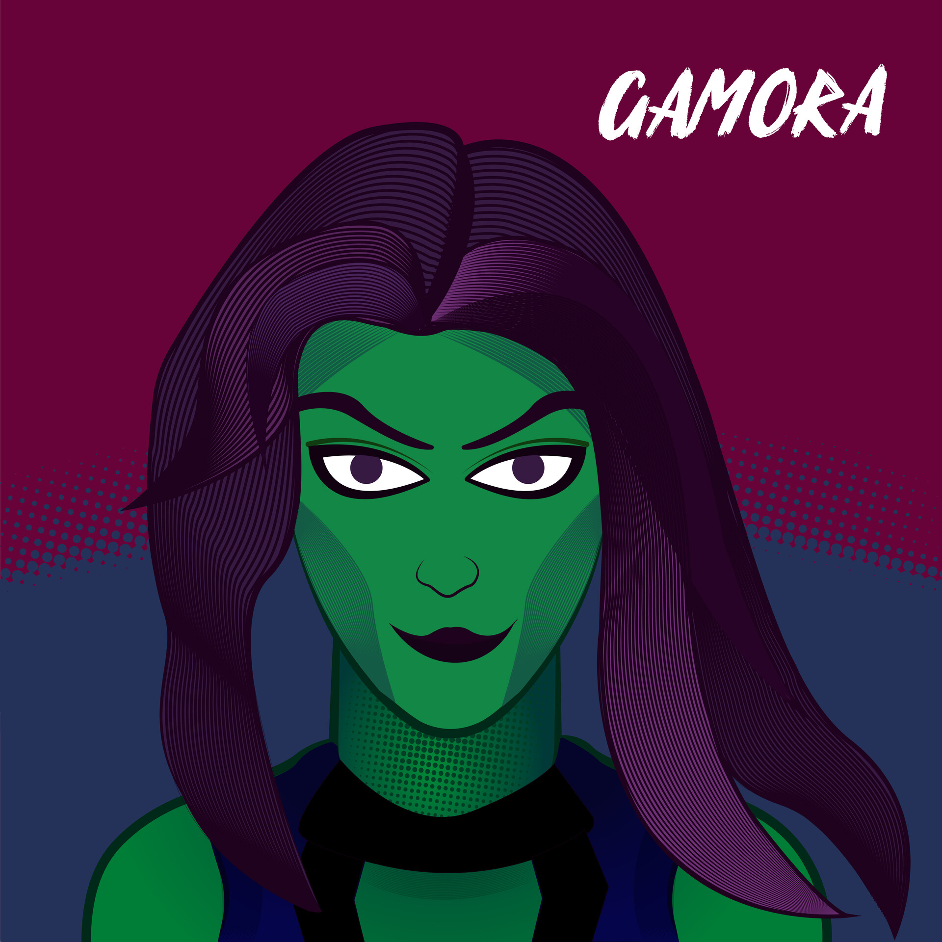 ArtStation - GUARDIANS OF THE GALAXY 01: GAMORA