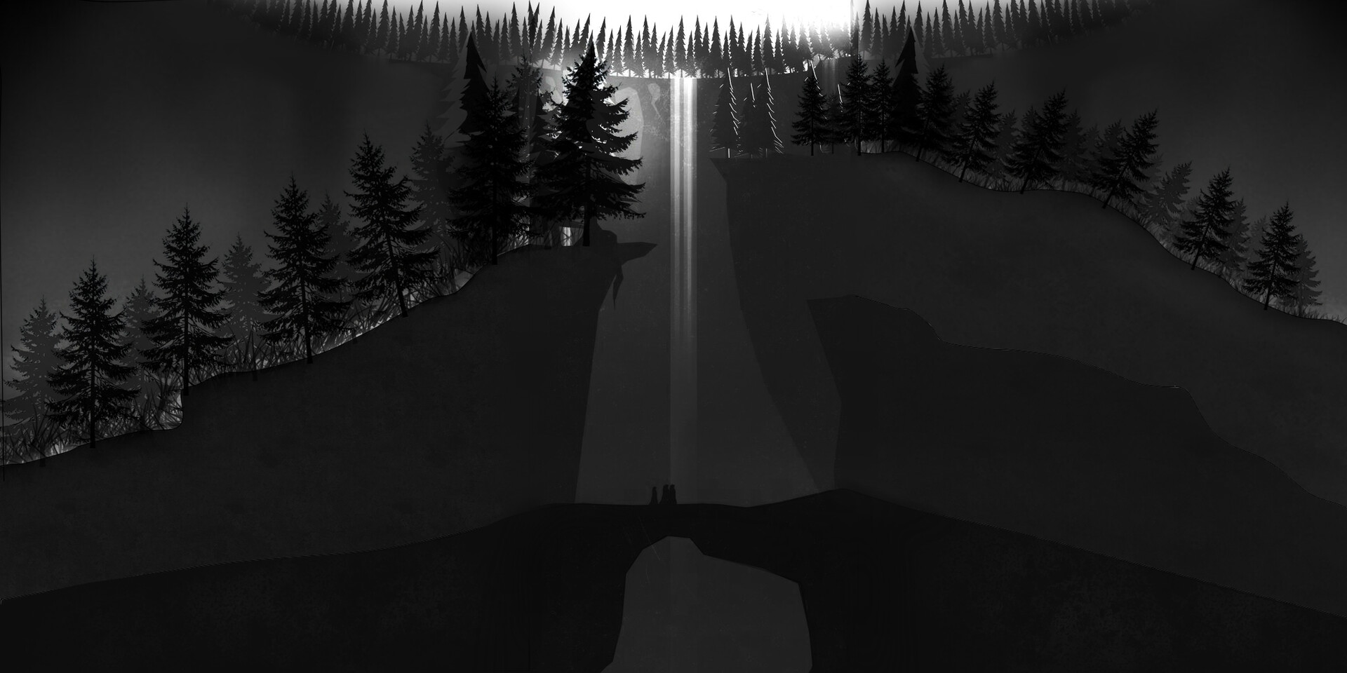 ArtStation - mountain limbo style