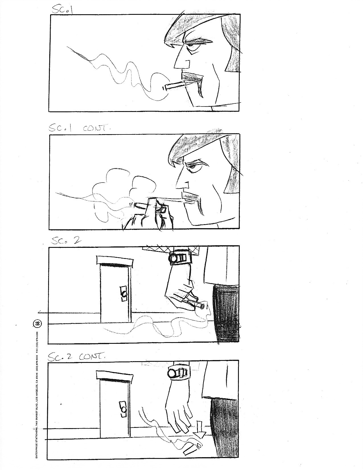 ArtStation - Warehouse Fight - Storyboards