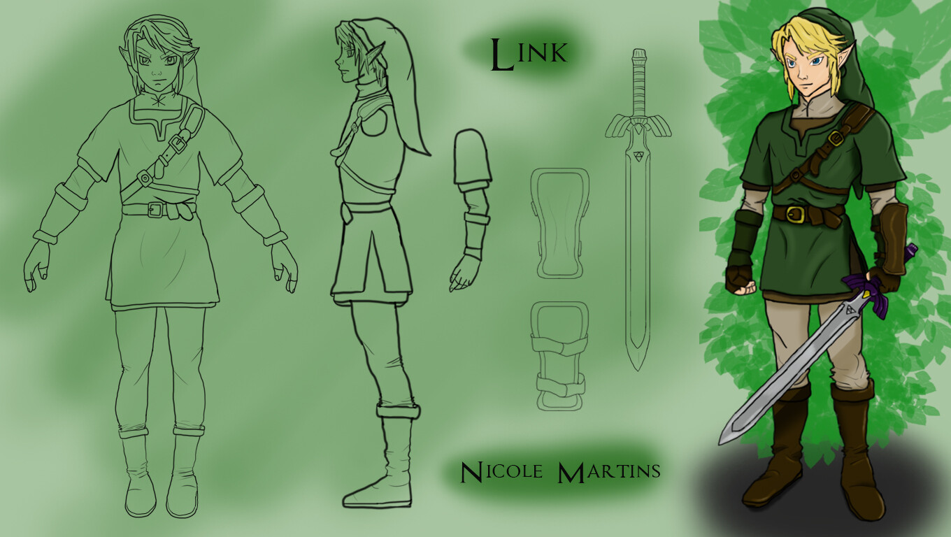 ArtStation - Nicole Heloisa I F Martins - 4606B - Model Sheet Link