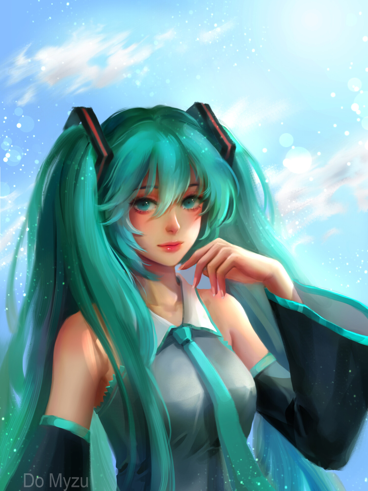 realistic miku