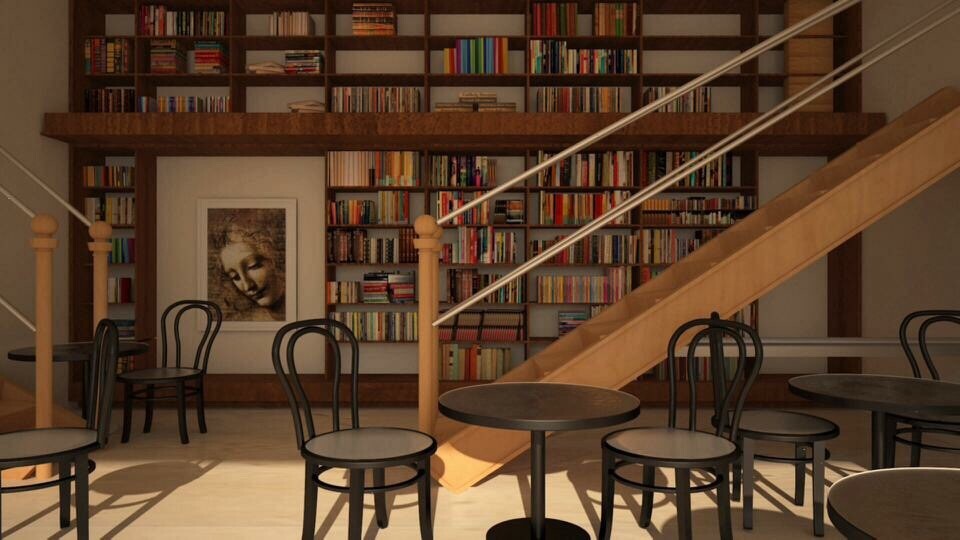 ArtStation - Book Cafe