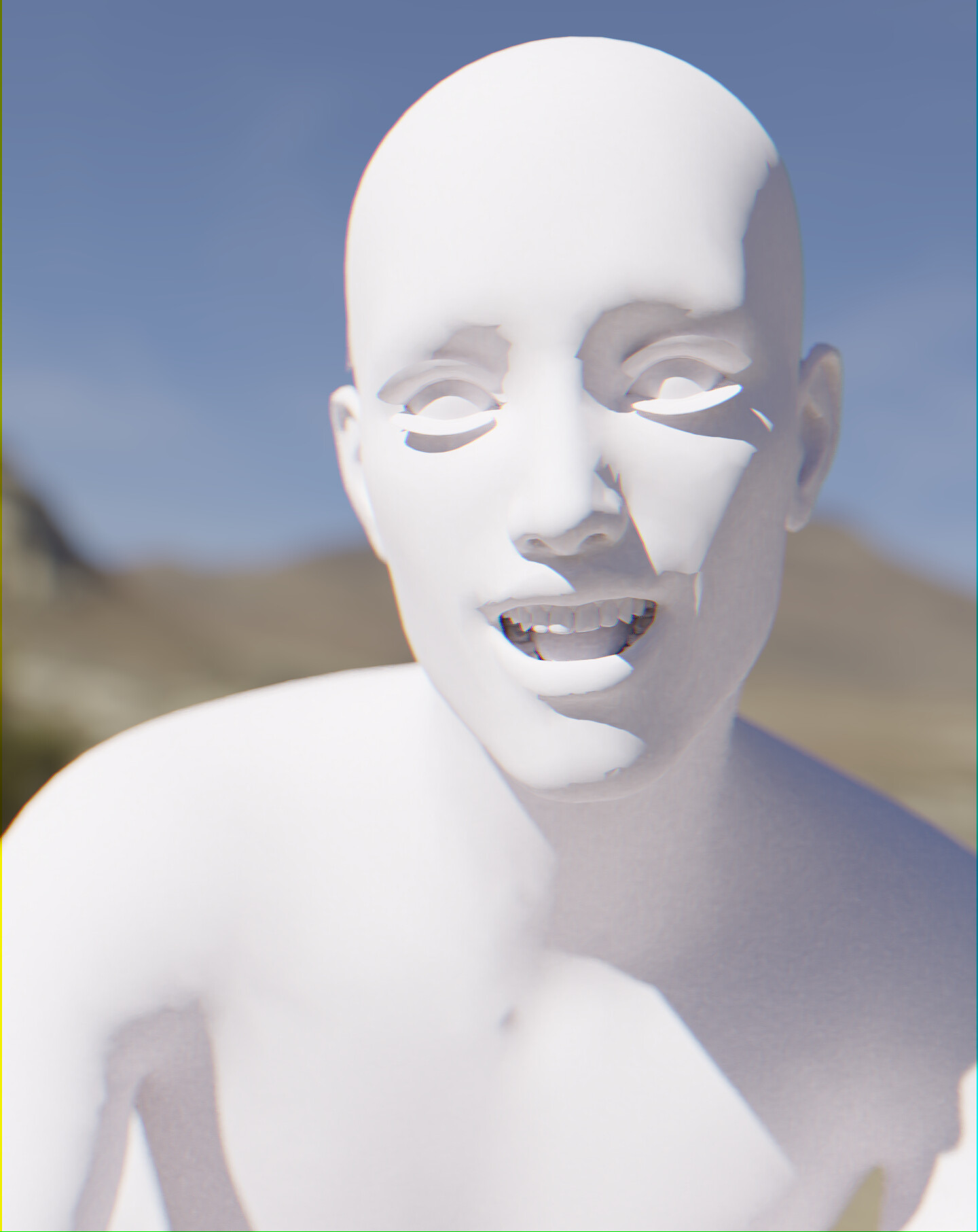 Lucas Elias Gattas aka Mr. Gattax - Self-portrait In The Desert