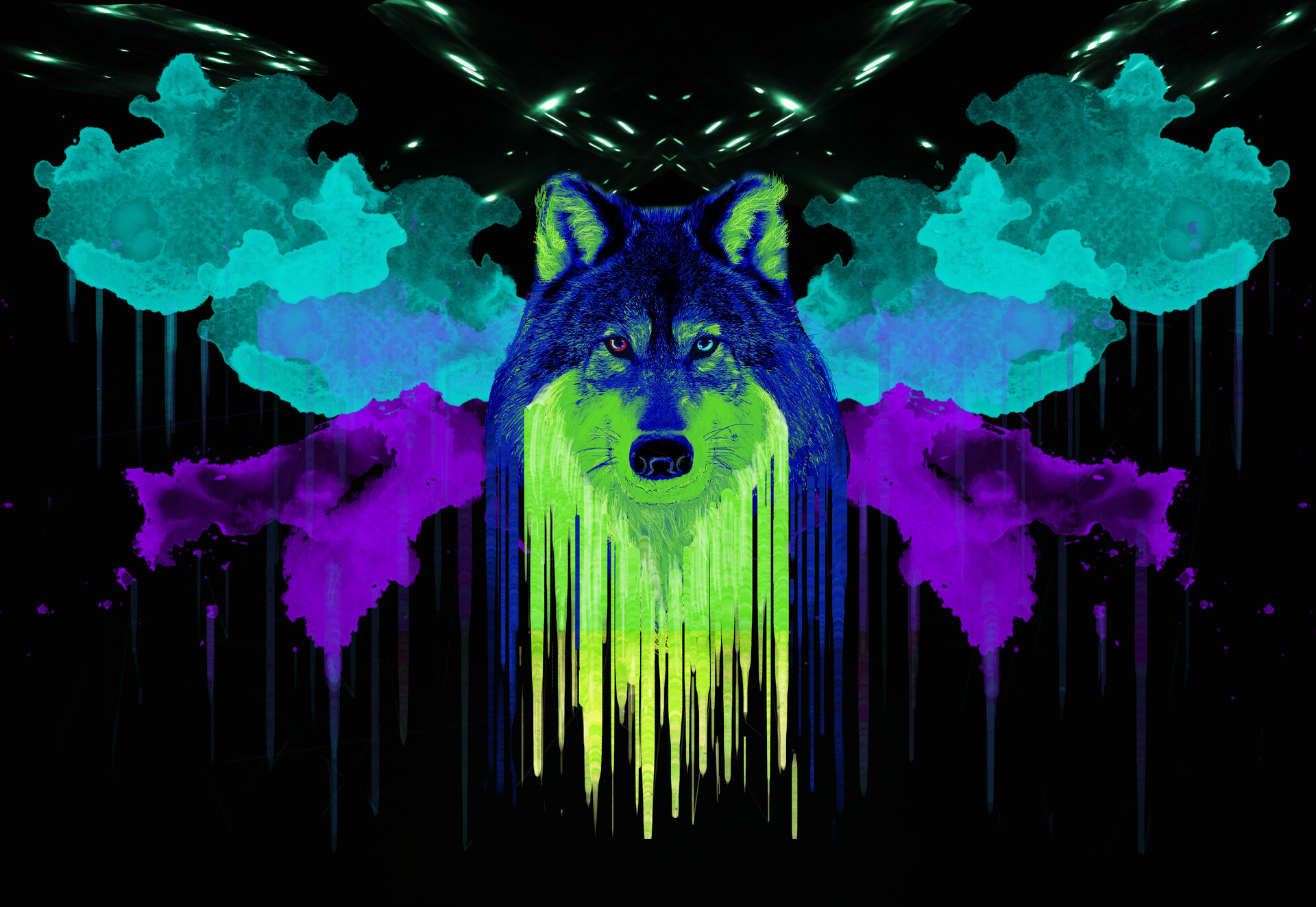 ArtStation - Wolf_Psychedelic