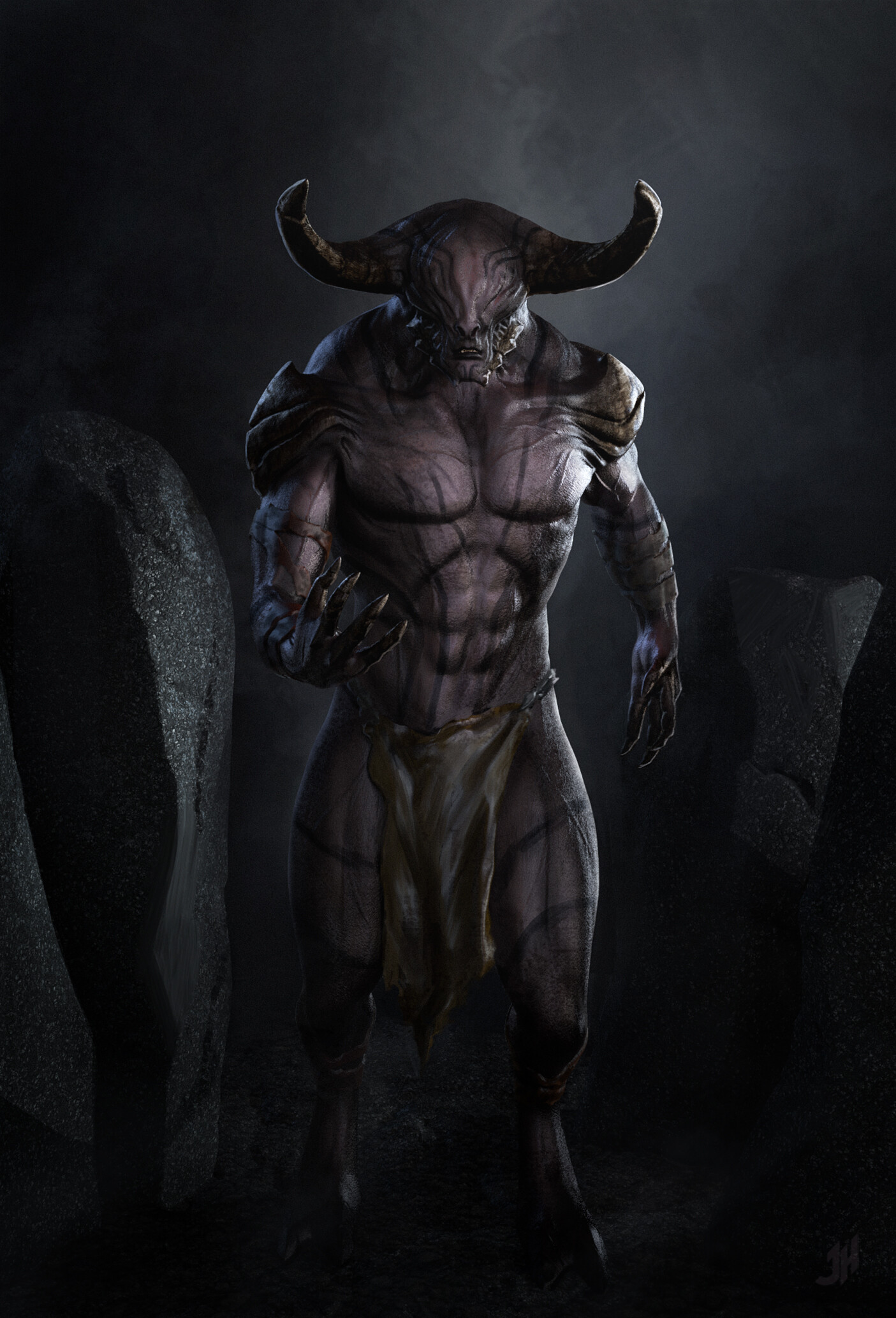 realistic minotaur
