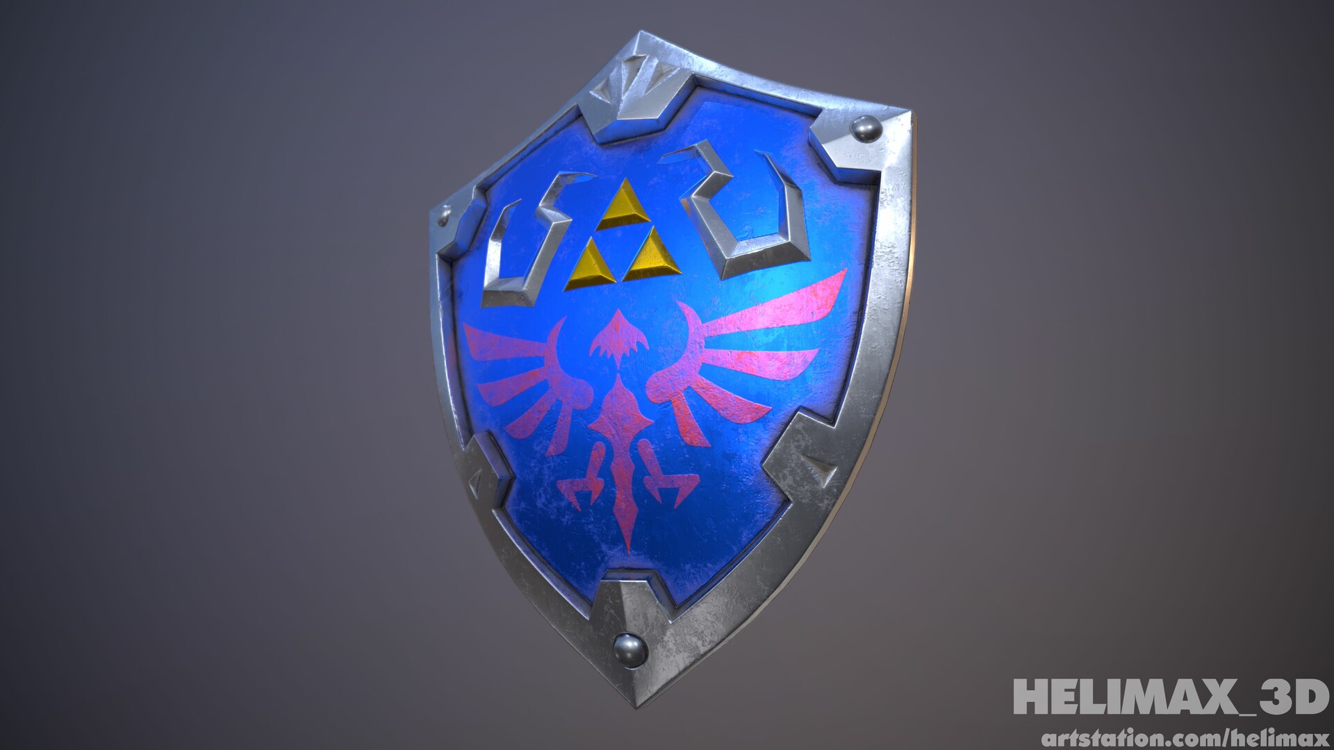 HeliMax 3D - [TLoZ Fan Art] Hylian Shield
