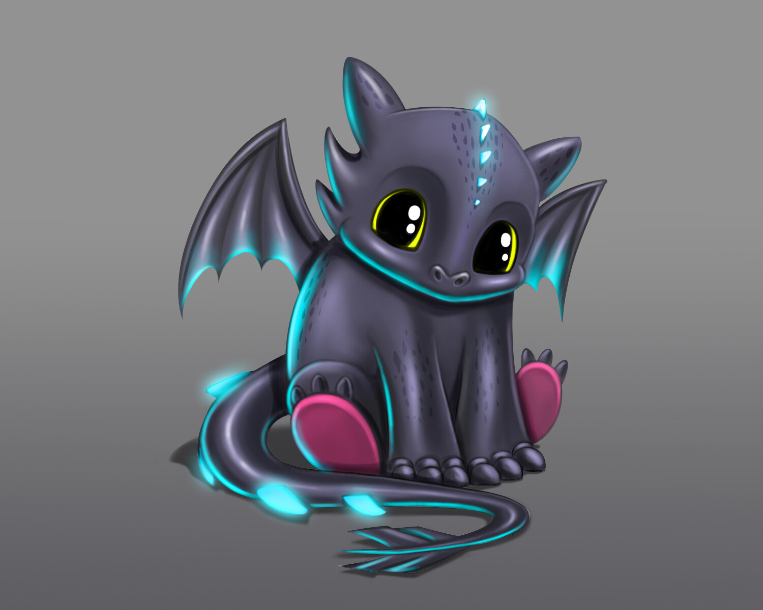 Cute Anime Baby Dragon