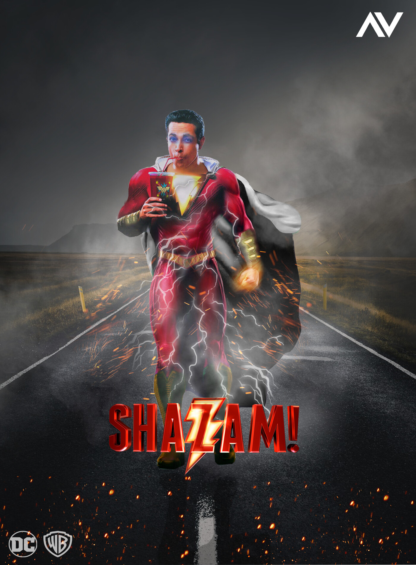 ArtStation - Let's drink 🍹Juice with #Shazam⚡ together