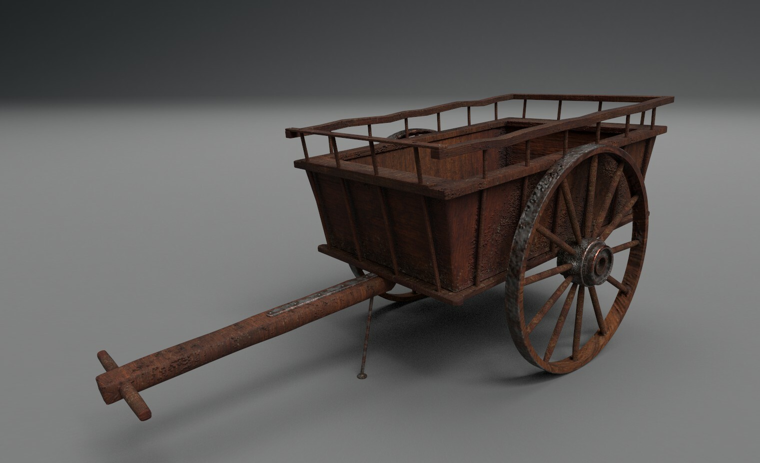 ArtStation - Wooden Cart 19th Century