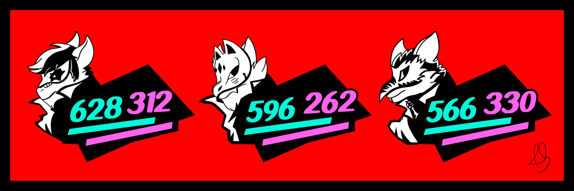 Rafael Santana - Persona 5 HUD recreation