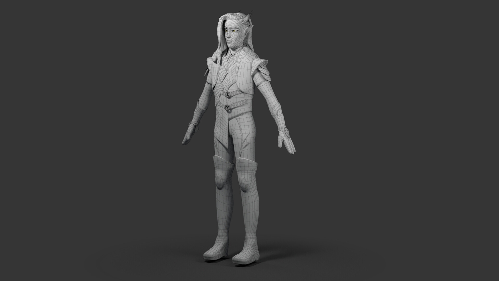ArtStation - 3D Moonshadow Elf - Character Modelling