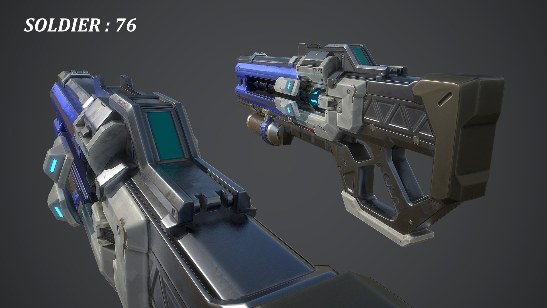 ArtStation - Heavy pulse rifle