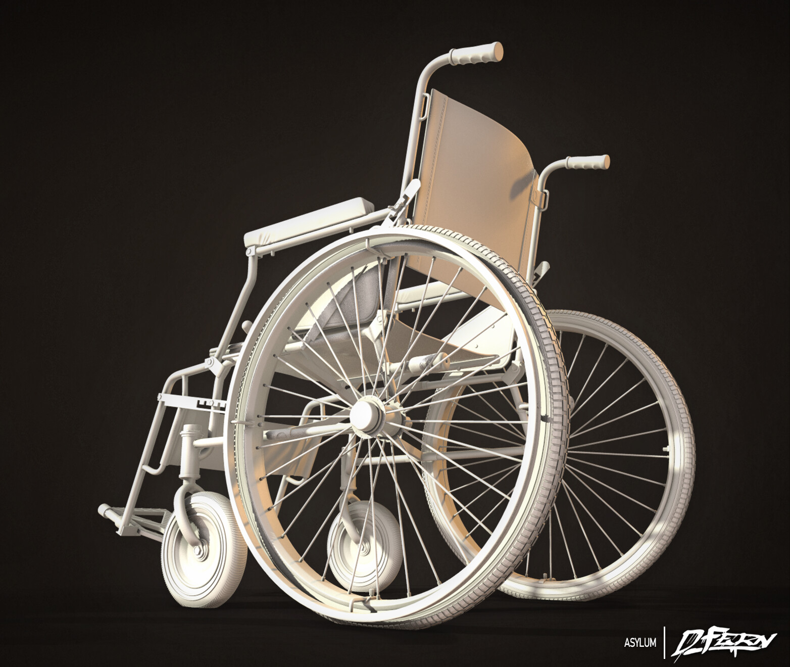 Daniel Fern - Asylum Asset - 1950s Wheelchair