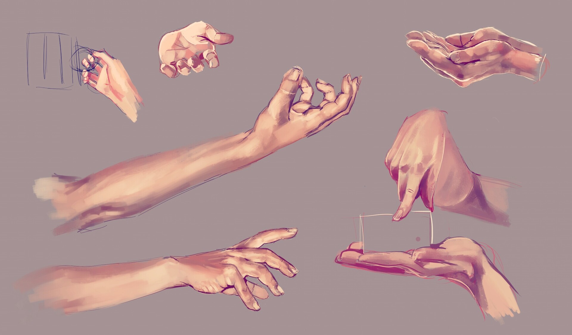 ArtStation - Hand Studies