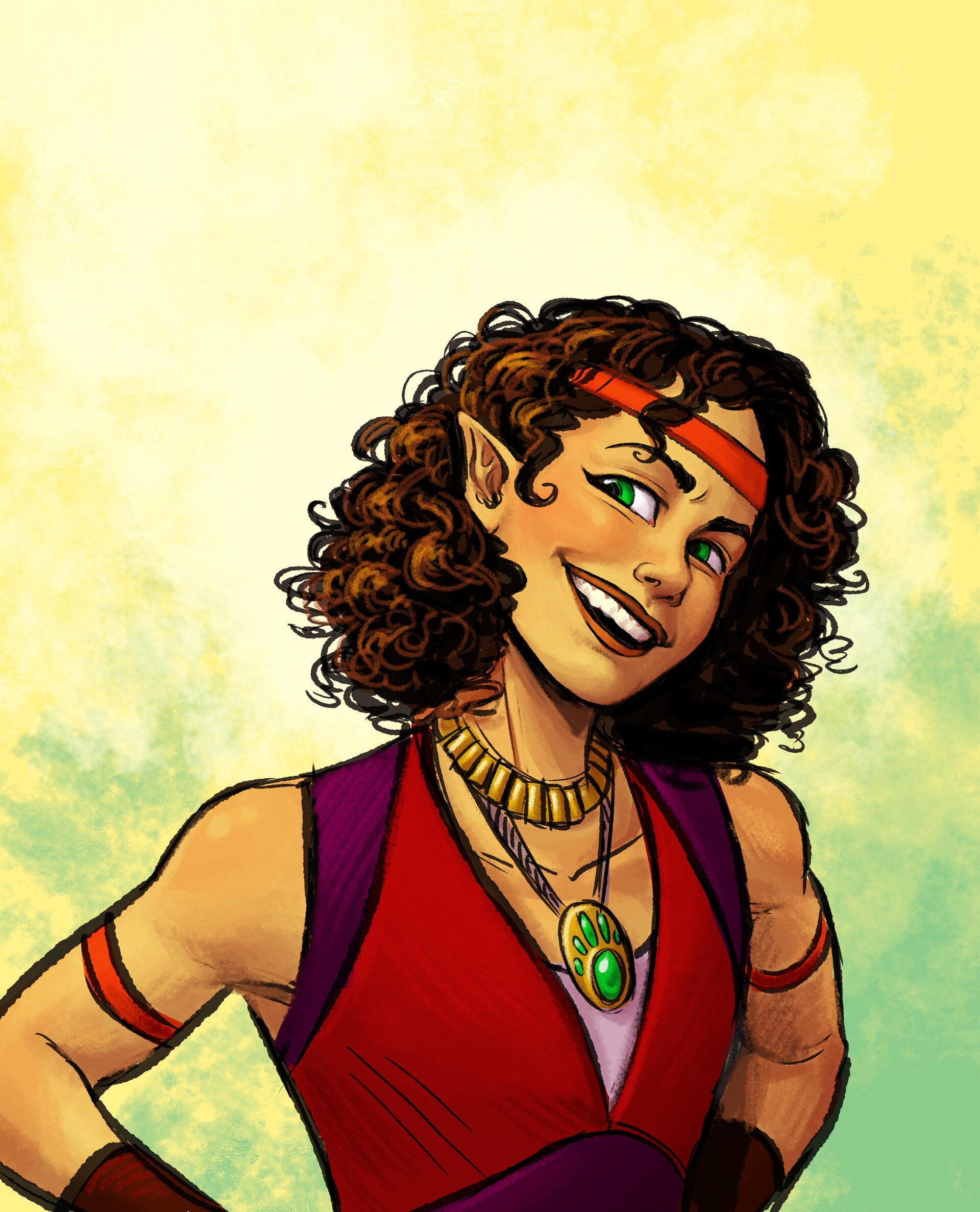 Anna Rodman - DnD Character Headshots