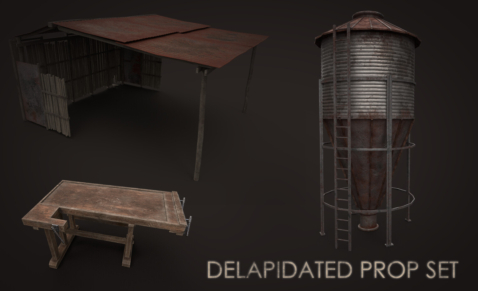 Andie Watkins - Dilapidated Prop Set