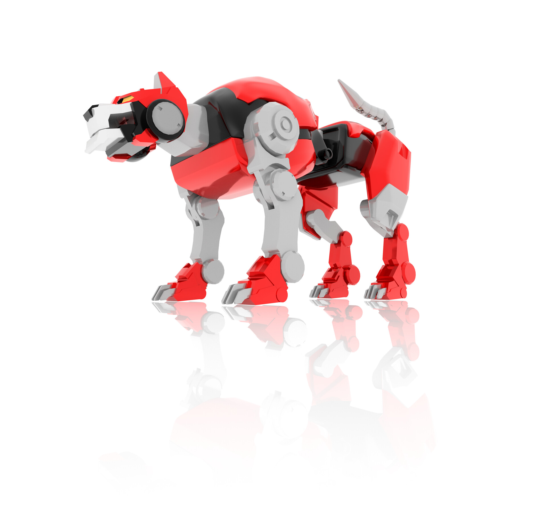 ArtStation - Mecha Lion Toy Mockup
