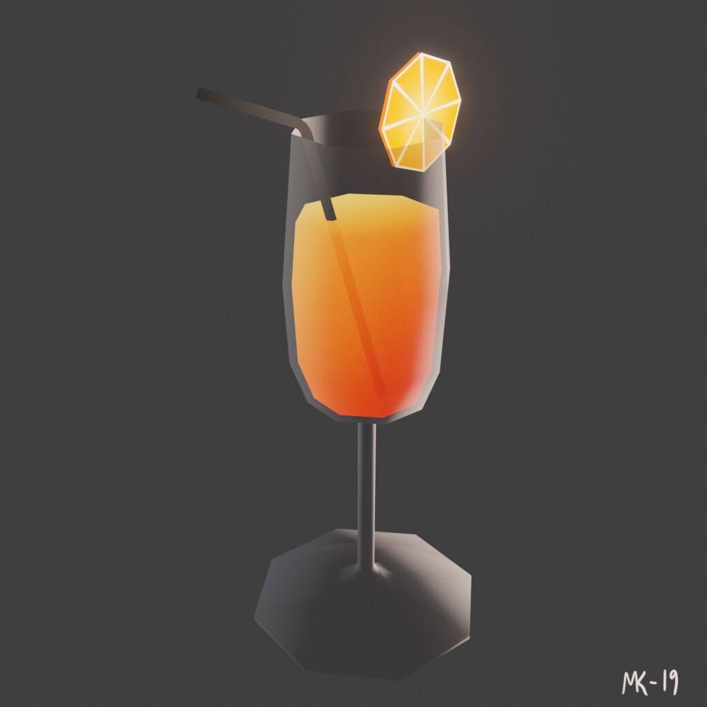 ArtStation - Low poly Food