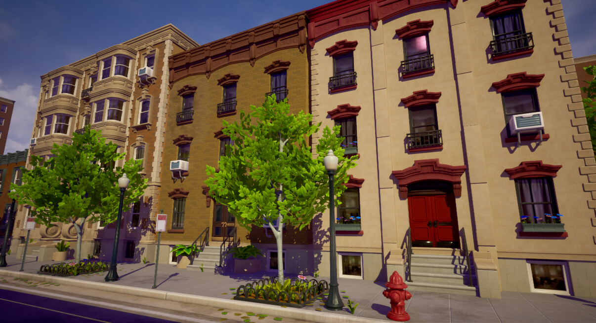 Erik McKenney Portfolio - Stylized City Environment W.I.P.