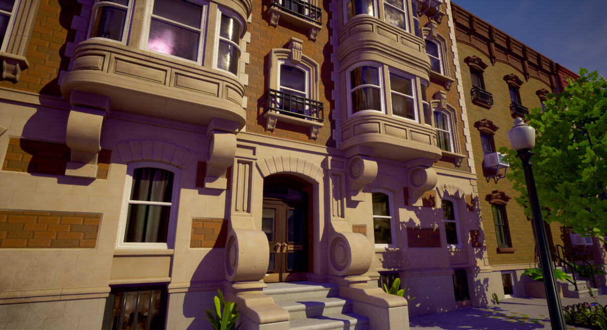 Erik McKenney Portfolio - Stylized City Environment W.I.P.