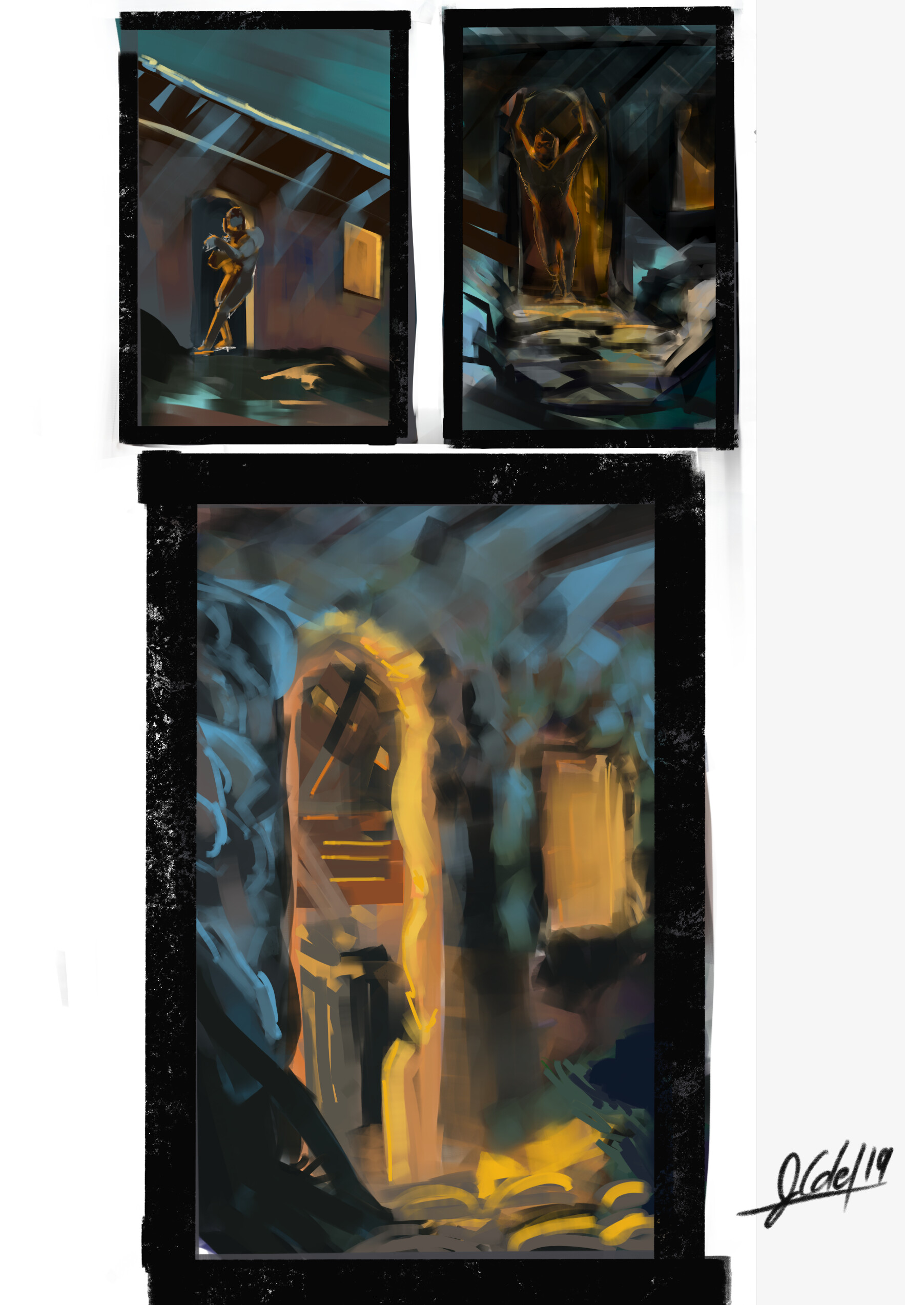 Jeremy Cole - Nighttime Lighting Studies/Thumbnails