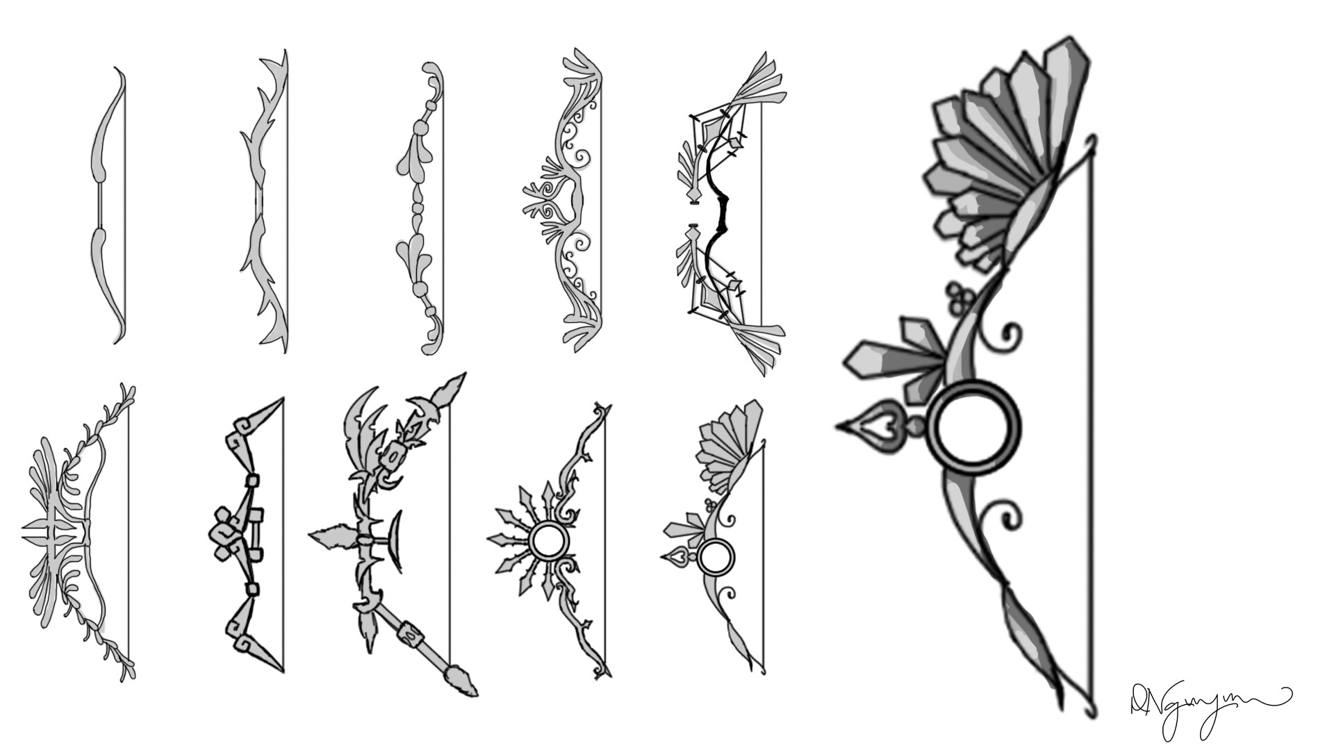 ArtStation - Bow Concept