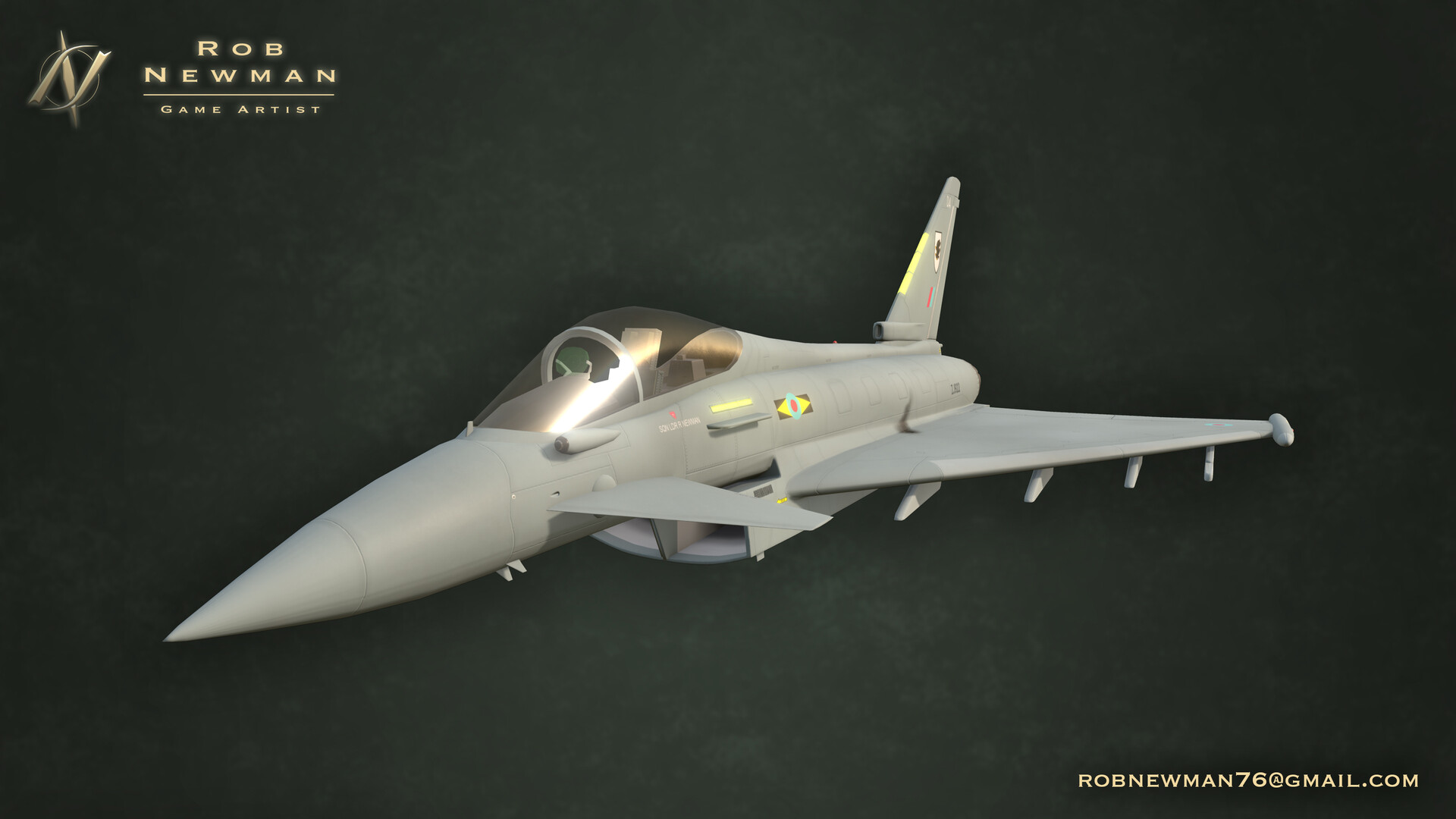 ArtStation - Eurofighter Typhoon Game Prop