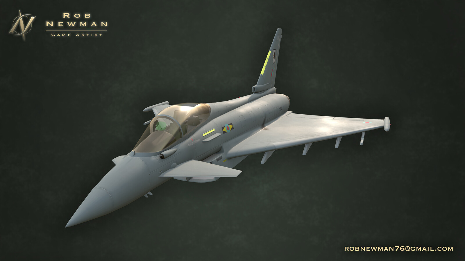 Robert Newman - Eurofighter Typhoon Game Prop