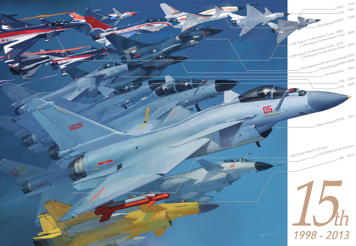 ArtStation - a history of chinese J-10 fighter