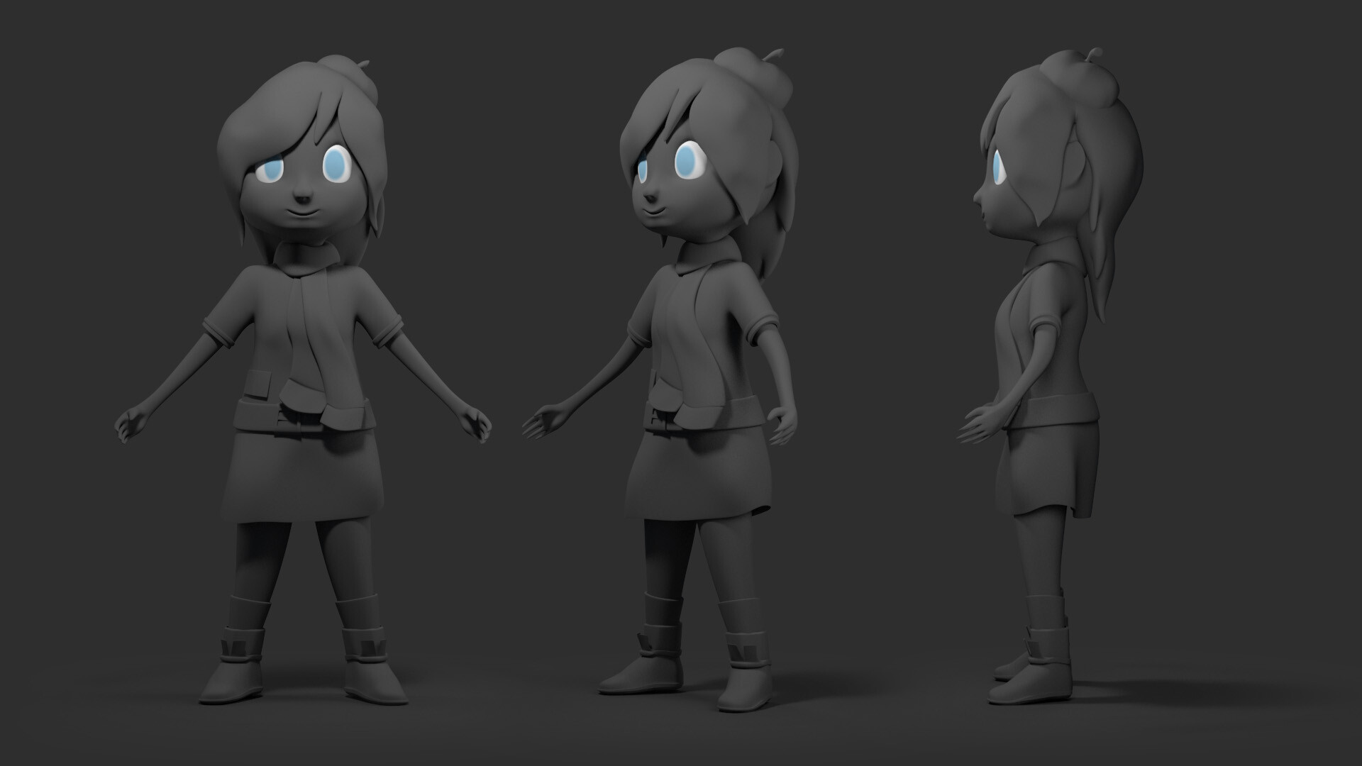 ArtStation - Modelling : Animation Character